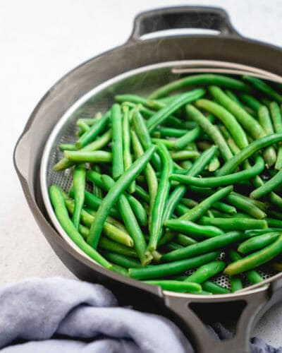 Steamed Green Beans – A Couple Cooks