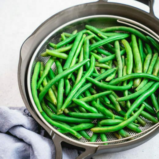 Steamed Green Beans – A Couple Cooks