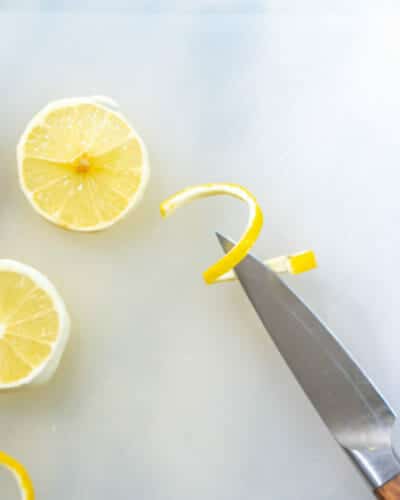 How to Make a Lemon Twist (with a Knife) – A Couple Cooks
