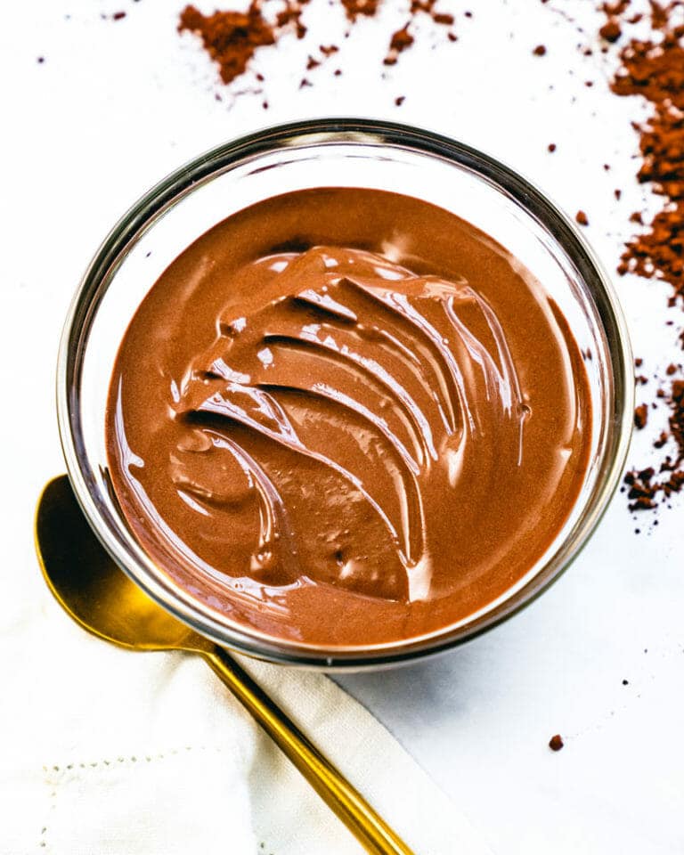 Healthy Chocolate Pudding Snack (2 Minute Recipe!) – A Couple Cooks