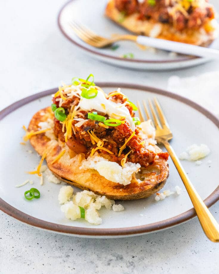 Chili Baked Potatoes – A Couple Cooks