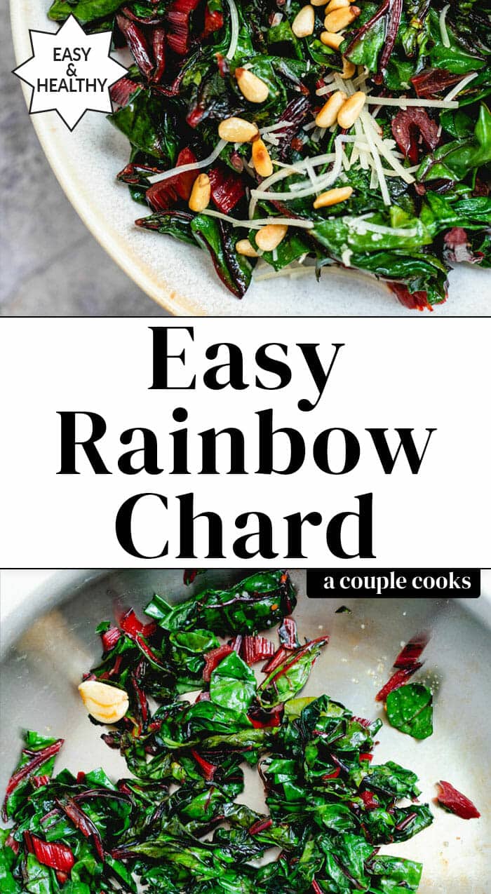 Sauteed Rainbow Chard – A Couple Cooks