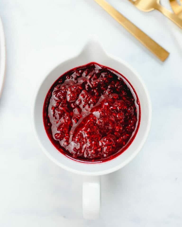 Raspberry Sauce (That Goes on Anything!) – A Couple Cooks