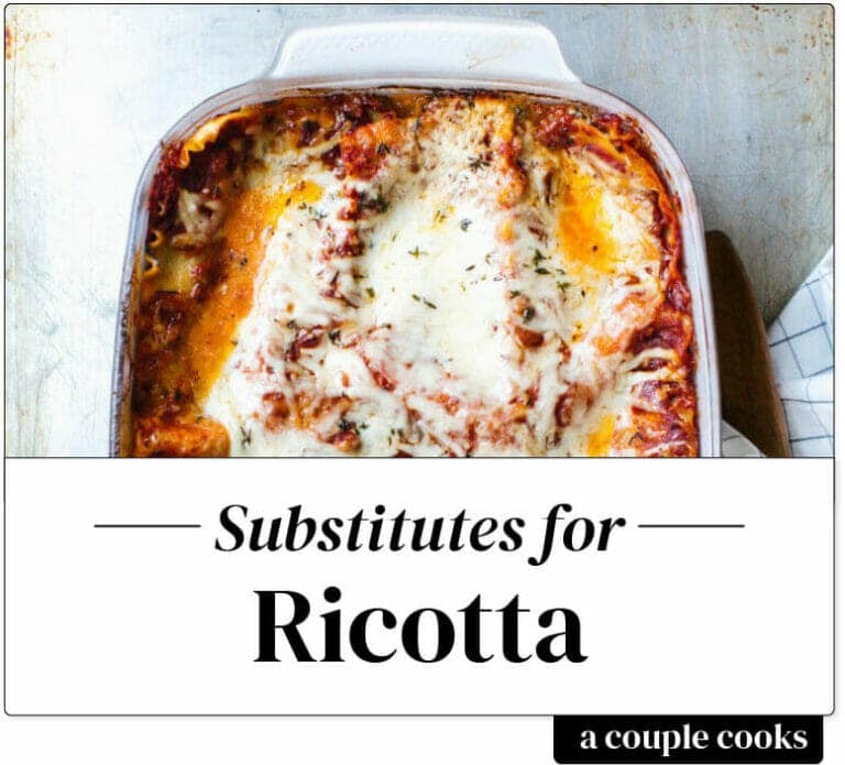 Best Substitute for Ricotta Cheese – A Couple Cooks