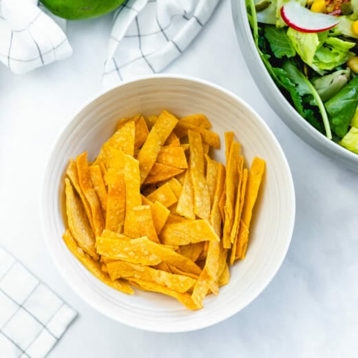 Crispy Tortilla Strips – A Couple Cooks