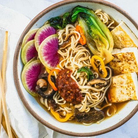 Vegan Mushroom Ramen – A Couple Cooks