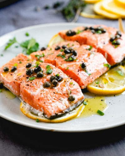 Salmon with Capers – A Couple Cooks
