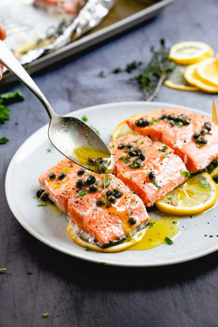 Salmon with Capers – A Couple Cooks