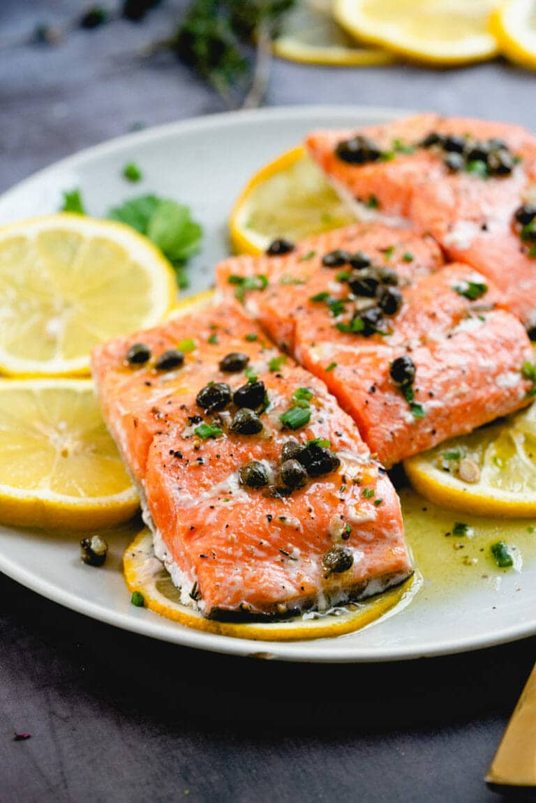 Salmon with Capers – A Couple Cooks