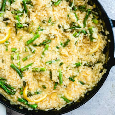 Asparagus Risotto – A Couple Cooks