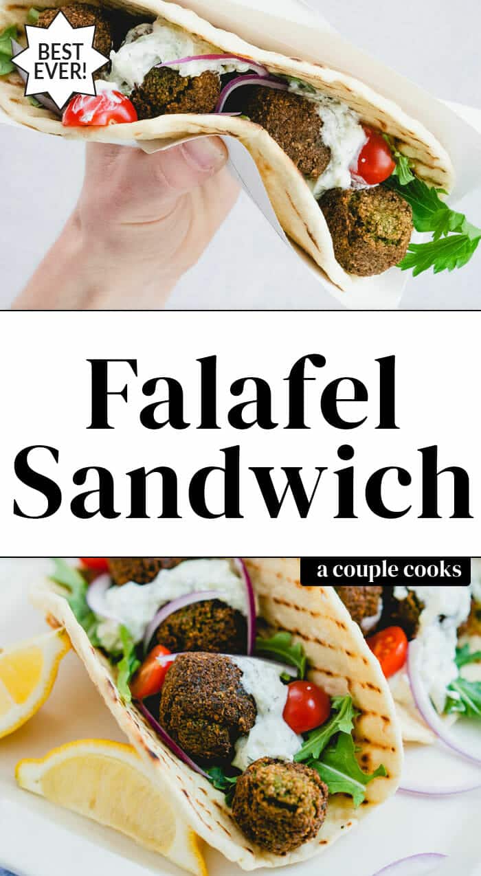 How to Make a Crispy Falafel Sandwich