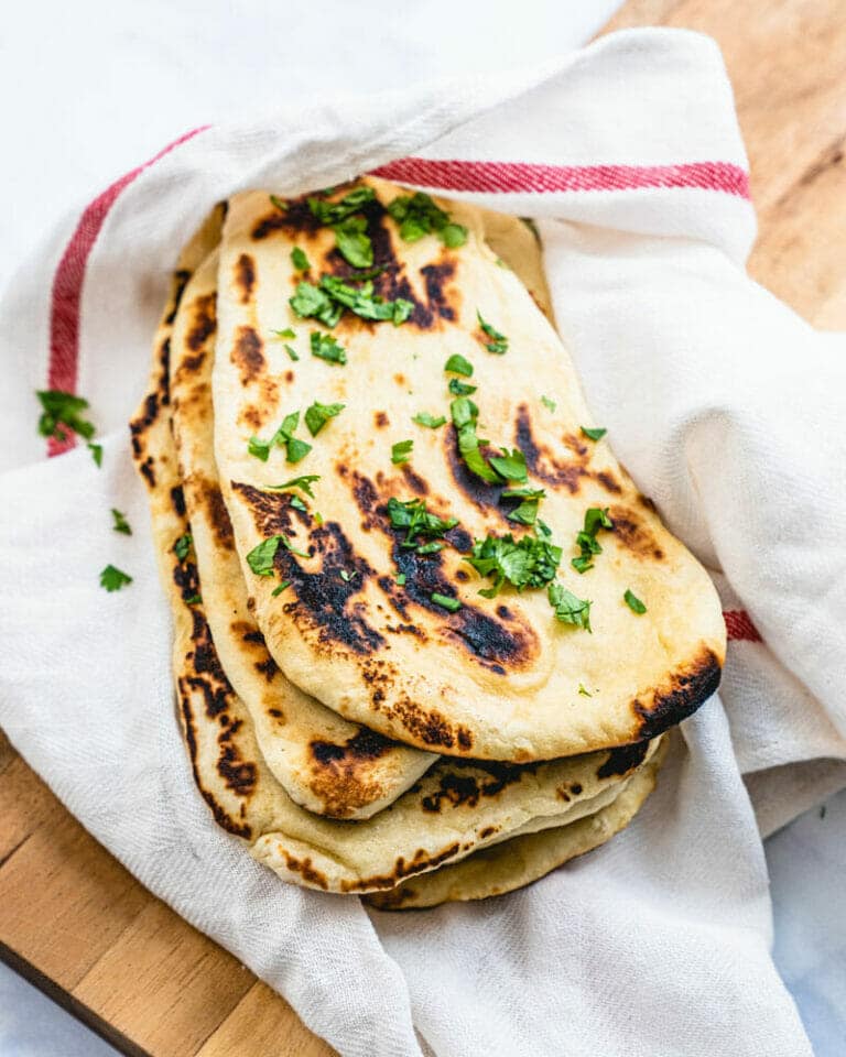 Garlic Naan Bread (Fast & Easy!) – A Couple Cooks