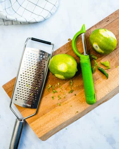 How to Zest a Lime – A Couple Cooks