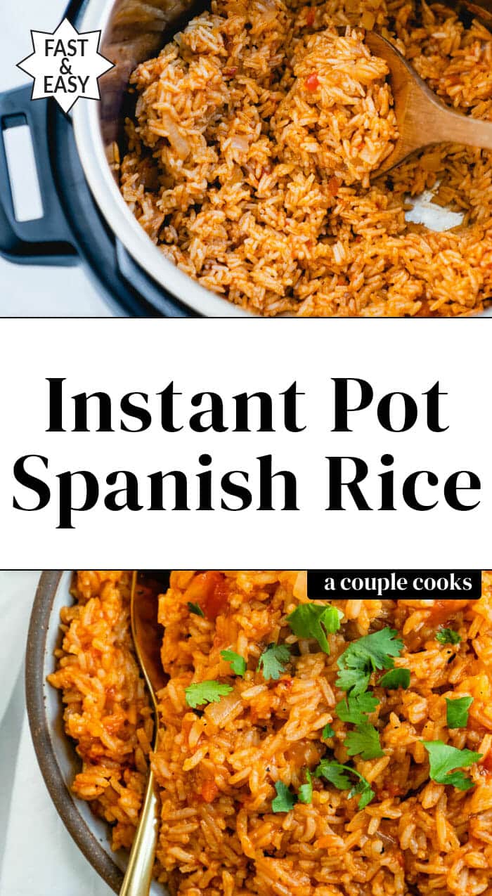 Instant Pot Spanish Rice (aka Mexican Rice) – A Couple Cooks