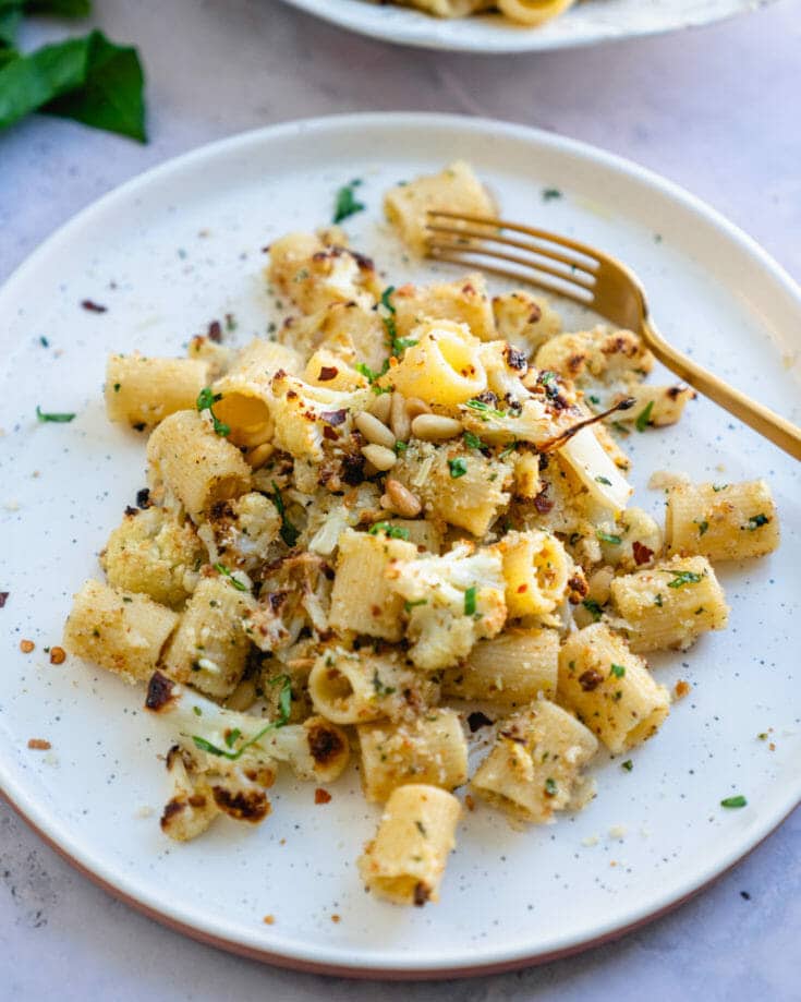 Roasted Cauliflower Pasta Recipe – A Couple Cooks