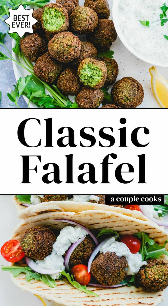 Classic Falafel (Restaurant Style!) – A Couple Cooks