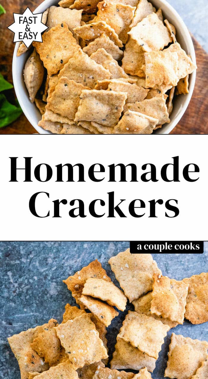 Homemade Crackers Recipe (Easy DIY!) – A Couple Cooks