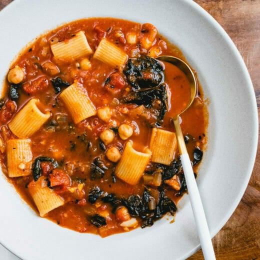 Pasta e Ceci (Italian Chickpea Soup) – A Couple Cooks