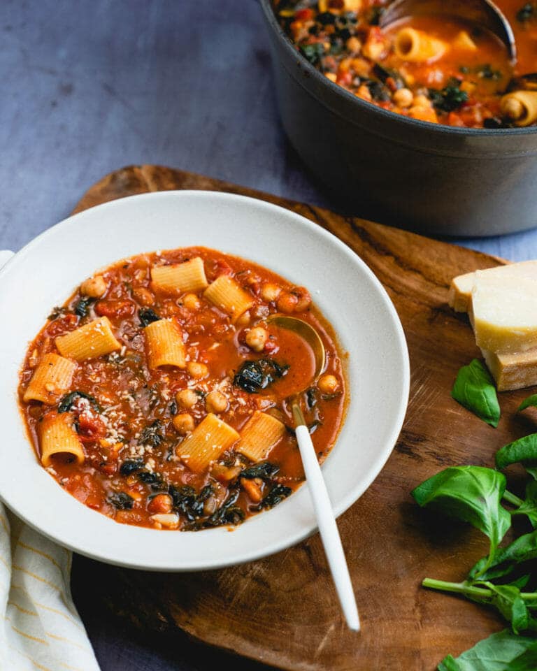 Pasta e Ceci (Italian Chickpea Soup) – A Couple Cooks