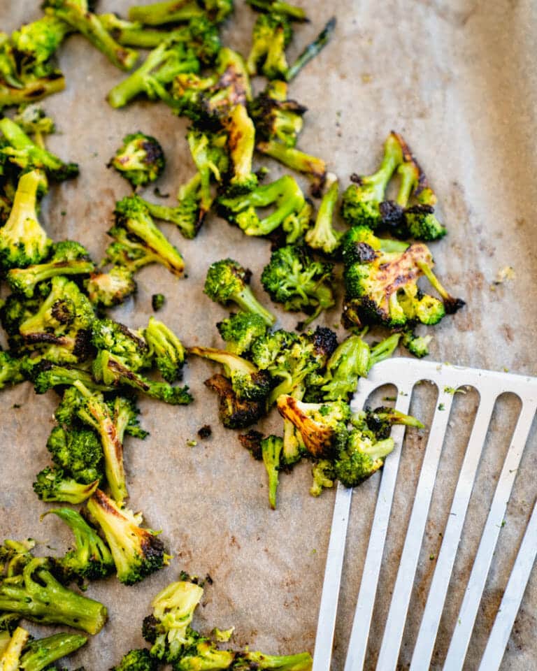 Roasted Frozen Broccoli – A Couple Cooks