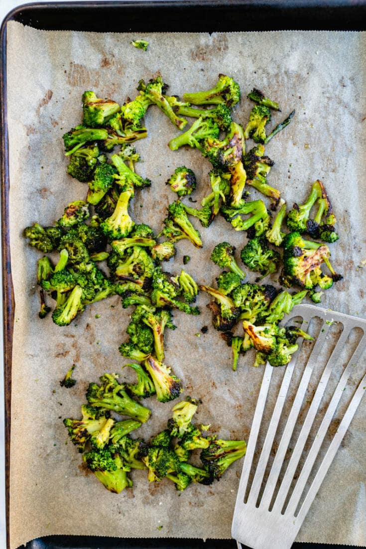 Roasted Frozen Broccoli – A Couple Cooks