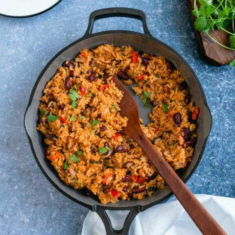 Spanish Rice and Beans (Easy Pantry Meal!) – A Couple Cooks