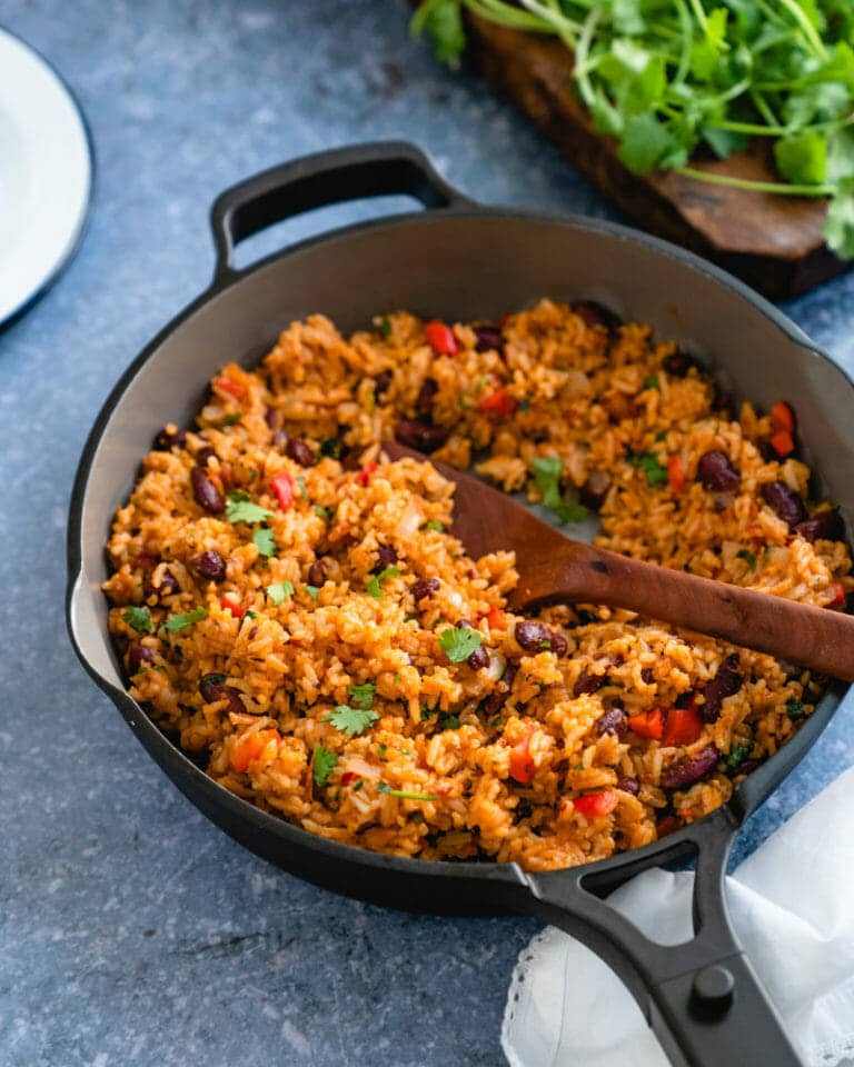 Spanish Rice and Beans (Easy Pantry Meal!) – A Couple Cooks