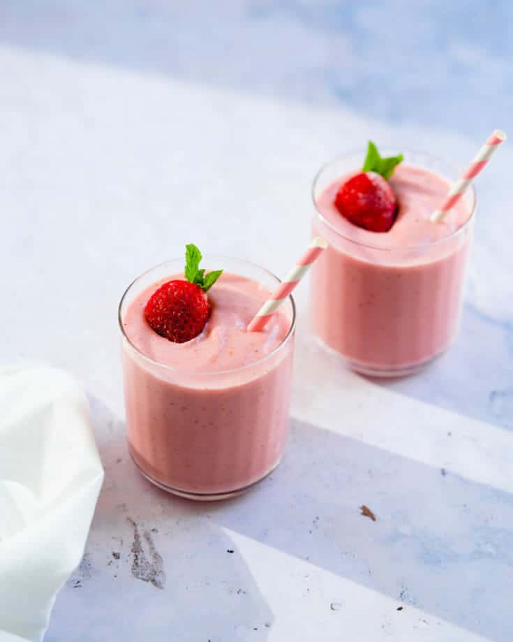 Perfect Strawberry Smoothie (Best Flavor & Texture!) – A Couple Cooks