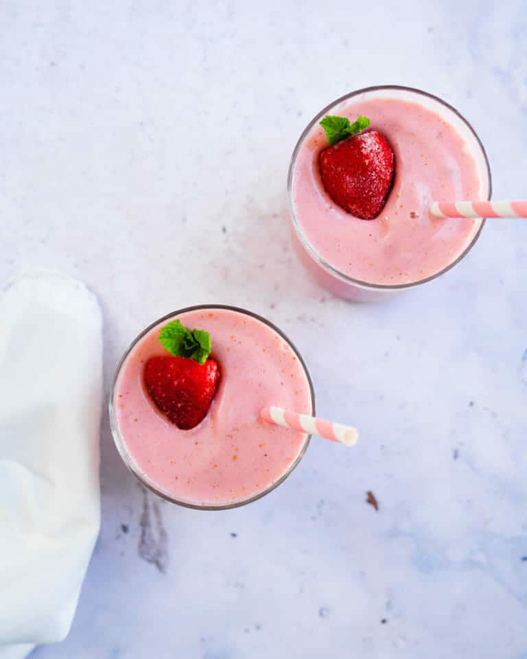 Perfect Strawberry Smoothie (Best Flavor & Texture!) – A Couple Cooks