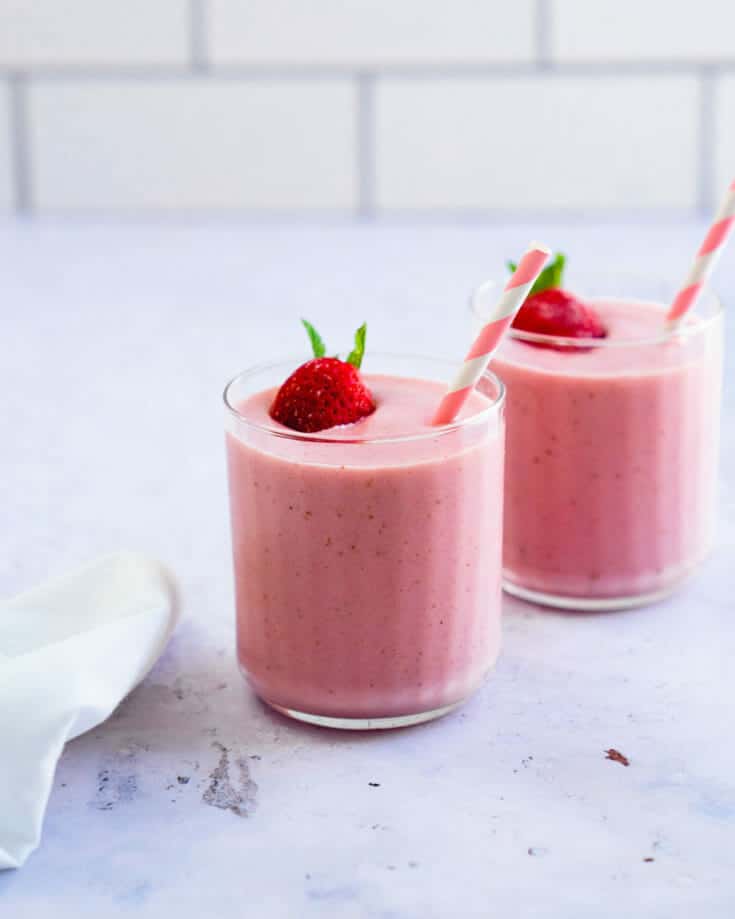 Perfect Strawberry Smoothie (Best Flavor & Texture!) – A Couple Cooks