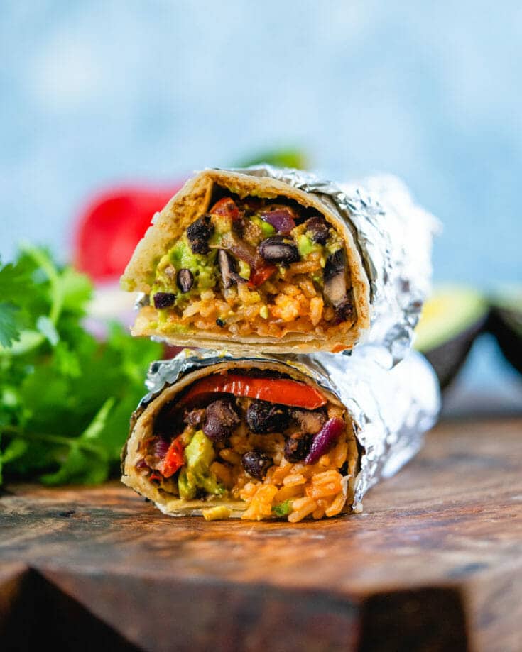 Ultimate Vegan Burrito – A Couple Cooks