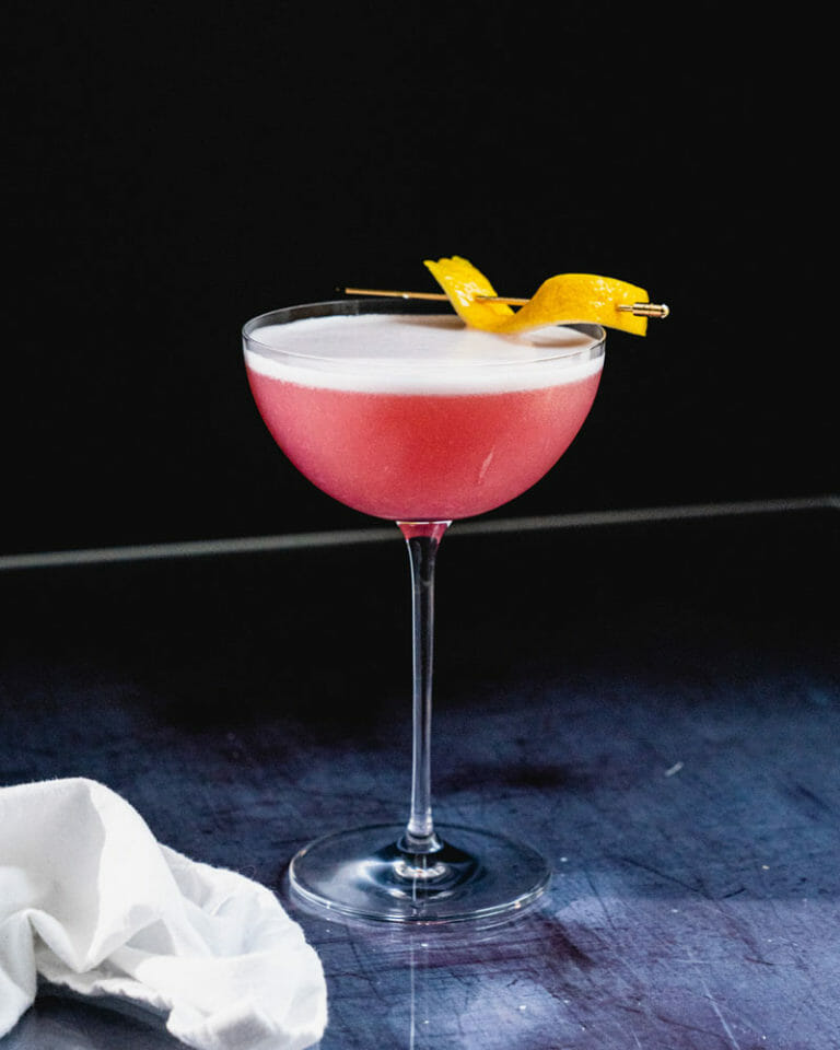 Clover Club Cocktail – A Couple Cooks