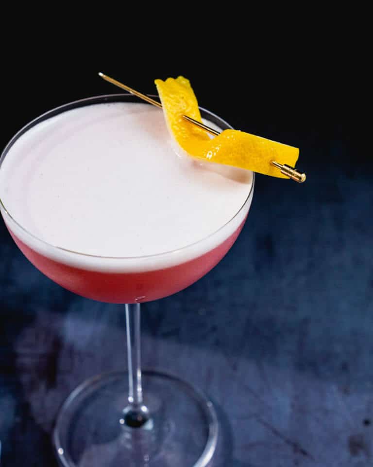 Classic Clover Club Cocktail A Couple Cooks
