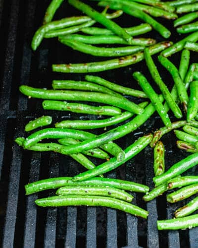 BEST Grilled Green Beans – A Couple Cooks
