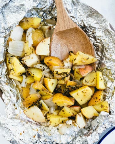 Grilled Potatoes in Foil – A Couple Cooks