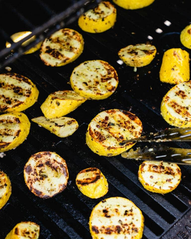 Grilled Squash (Perfectly Seasoned!) – A Couple Cooks