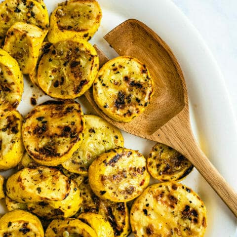 Grilled Squash (Perfectly Seasoned!) – A Couple Cooks