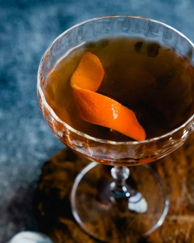 Classic Martinez Cocktail – A Couple Cooks