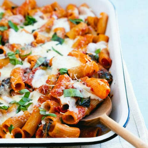 Baked Rigatoni Pasta – A Couple Cooks