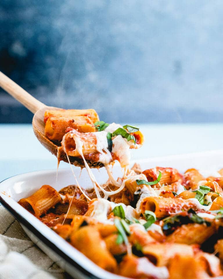 Baked Rigatoni Pasta – A Couple Cooks