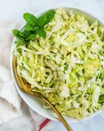 Easy Cabbage Salad – A Couple Cooks