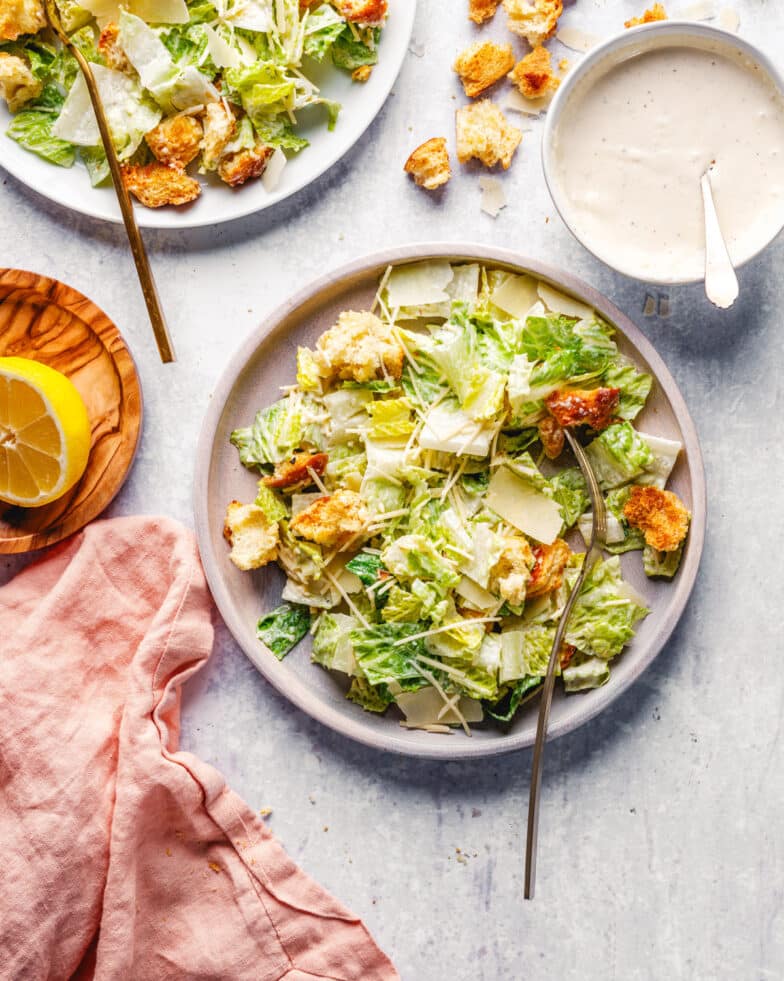 Homemade Caesar Salad – A Couple Cooks