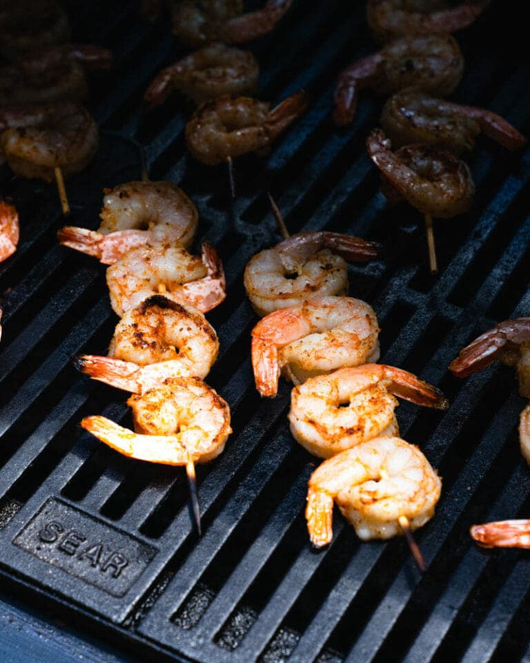 Grilled Shrimp Skewers (Fast & Easy!) – A Couple Cooks