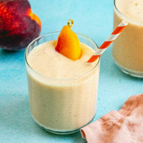 Peach Mango Smoothie – A Couple Cooks