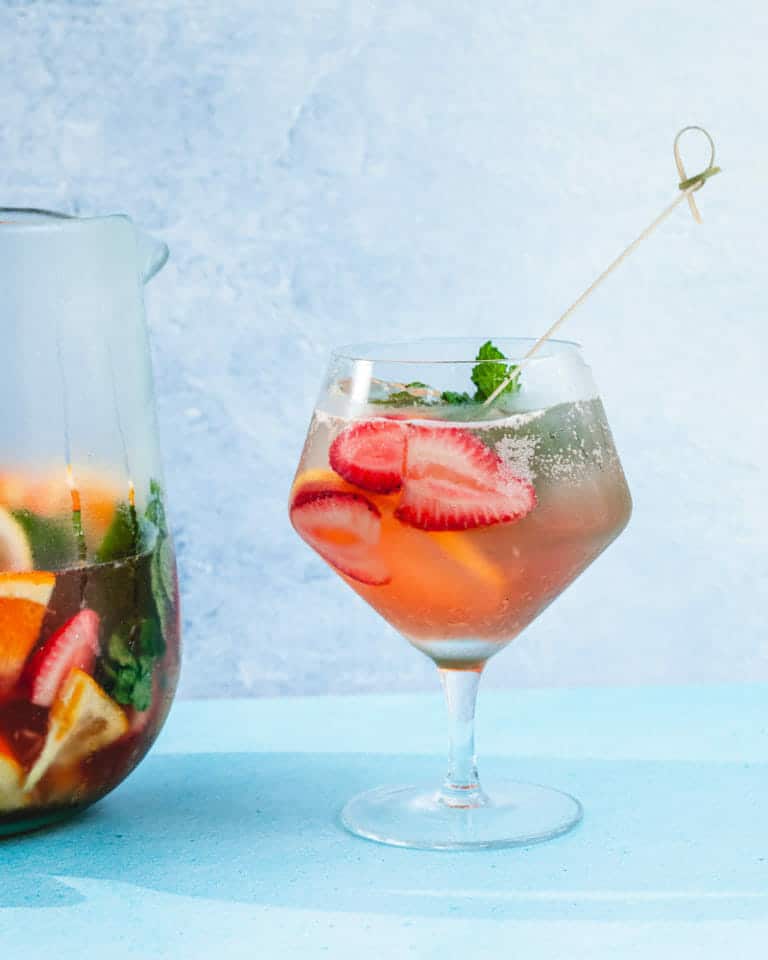Best Rose Sangria – A Couple Cooks