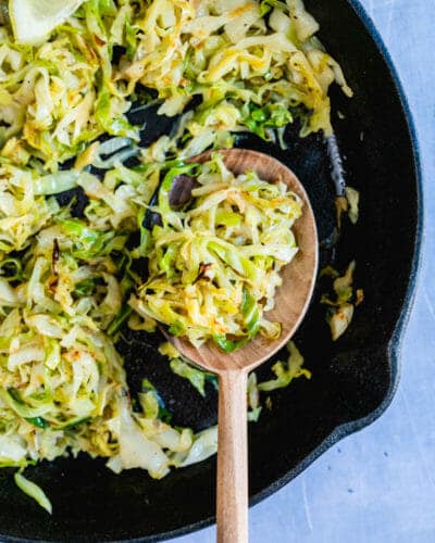 Perfect Sauteed Cabbage (Healthy Side Dish!) – A Couple Cooks