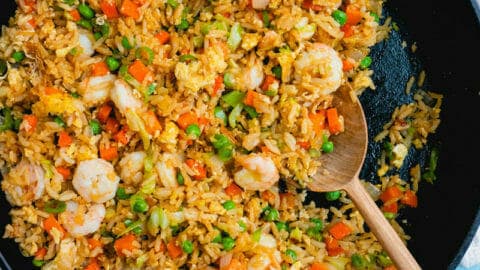 Easy Shrimp and Rice Skillet – A Couple Cooks