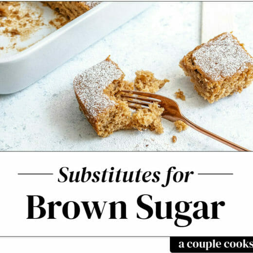Ingredient Substitutions - A Couple Cooks