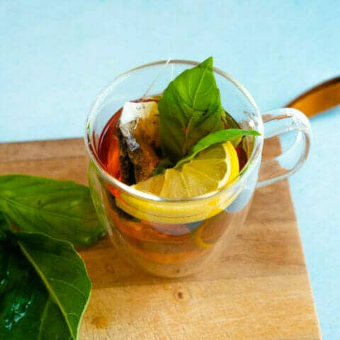Easy Basil Tea – A Couple Cooks