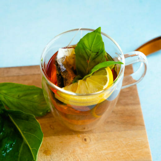 Easy Basil Tea – A Couple Cooks